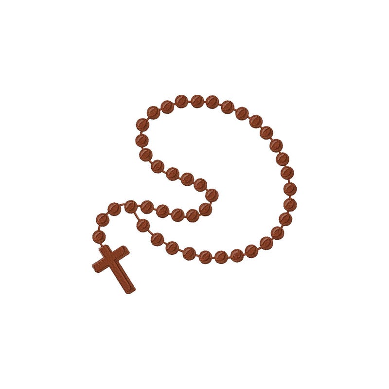 Embroidered Bead Cross - Etsy