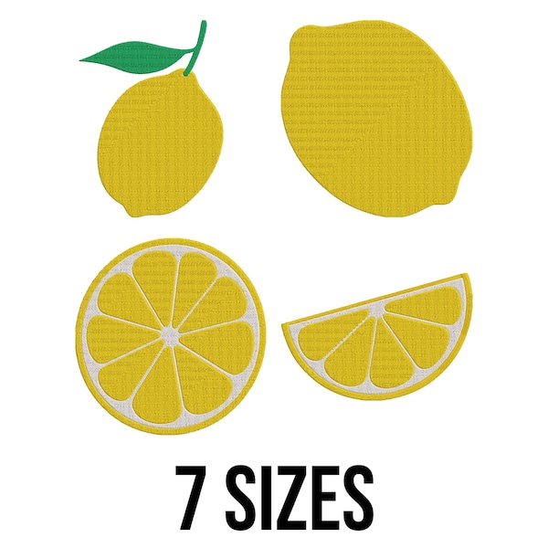Lemon Machine Embroidery Designs - Etsy
