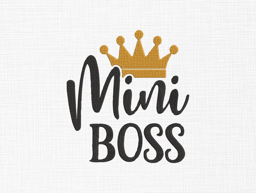 Mini Boss Embroidery Design Boss Baby Embroidery Design Kids Embroidery ...