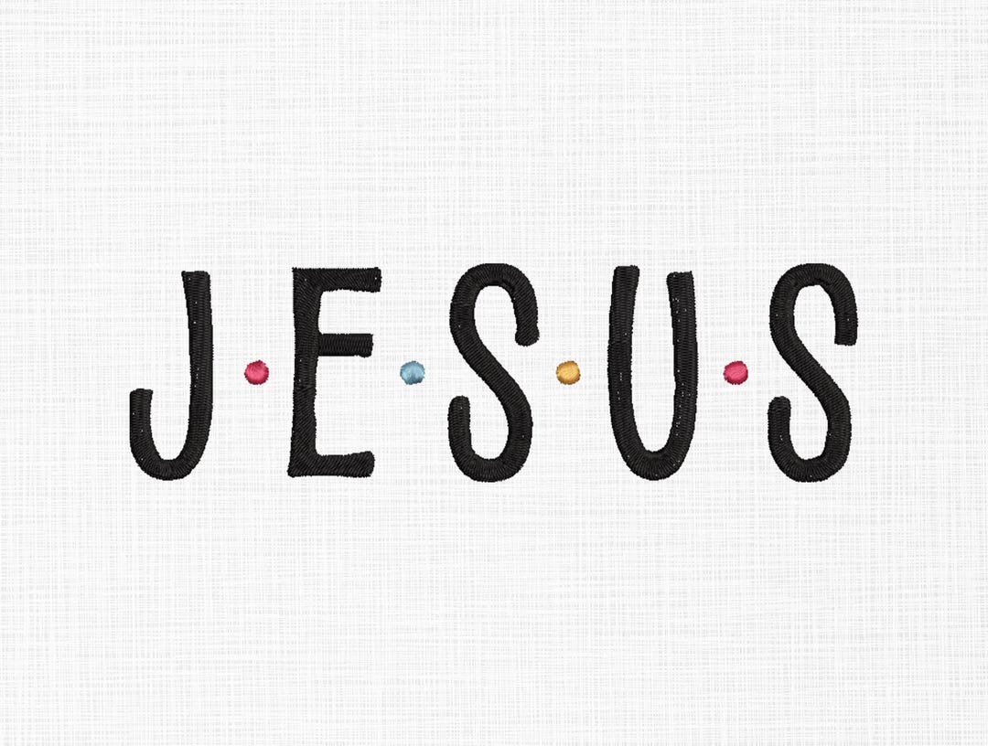 Jesus Embroidery Design Jesus Machine Embroidery Design Christian ...