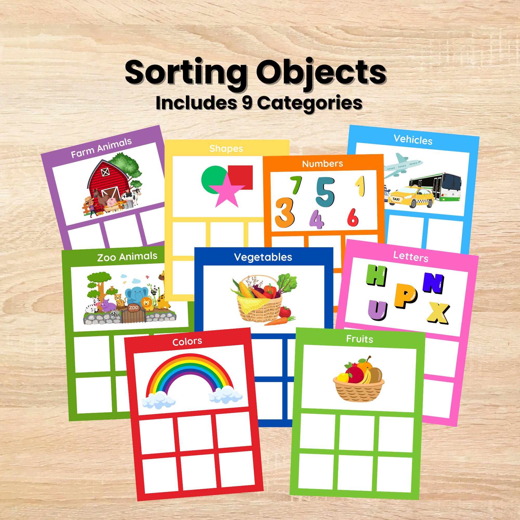 Printable Speech Therapy Resource, Homeschool Speech Therapy Sorting ...