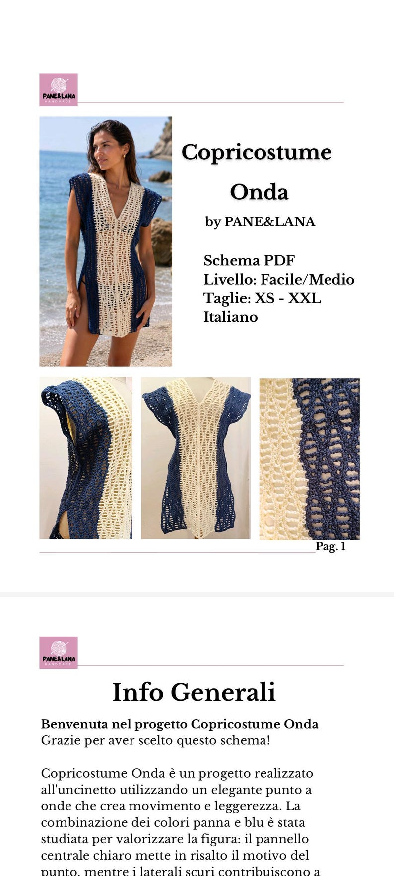 Crochet Pattern PDF - Wave Cover-up Tutorial - Etsy