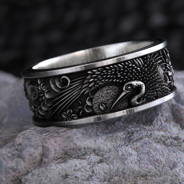 Japanese Wedding Ring - Etsy