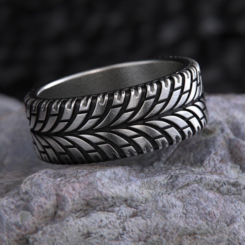 Tire Tread Ring - Etsy