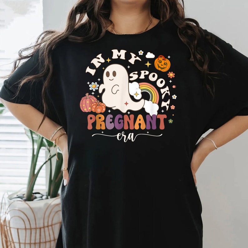 My Spooky Pregnant Era PNG, Ghost Halloween Pregnant PNG, Spooky Pregnant Era' Halloween Ghost ...