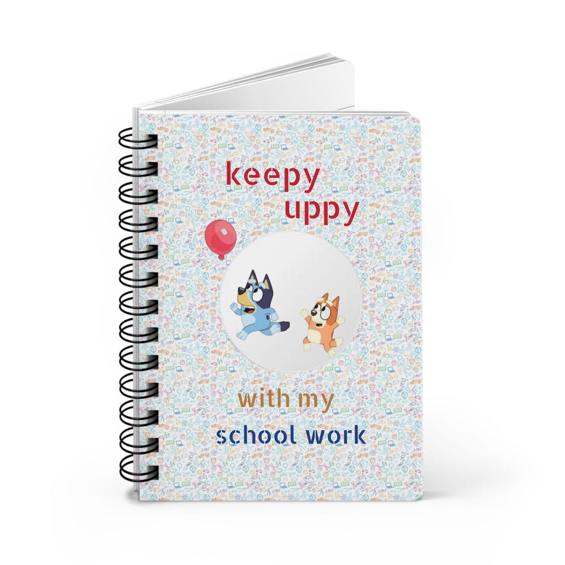 Bluey Unofficial, Spiral Bound Journal - Etsy