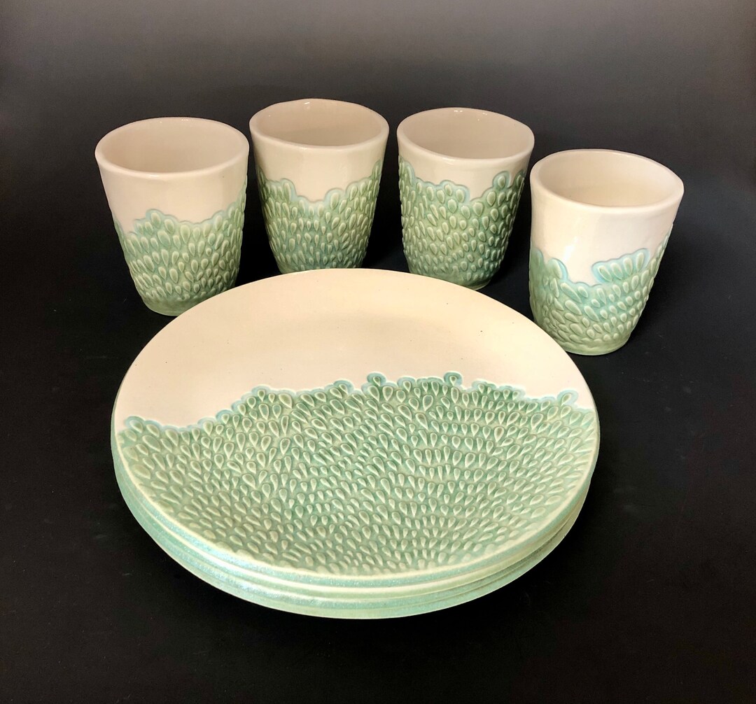 Handmade Ceramic Dish Set - Etsy