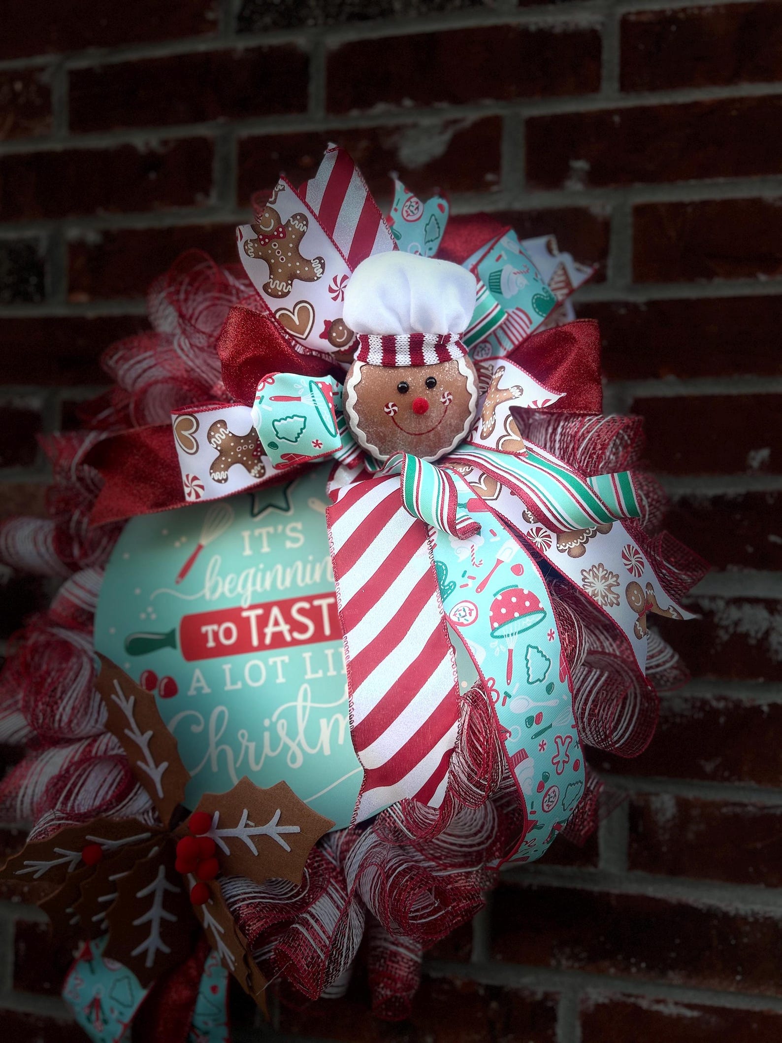 Gingerbread, Taste Like Christmas Wreath. - Etsy