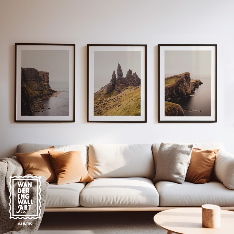 Isle of Skye Landscape Print Set: Kilt Rock, Storr, Neist Point (instant Download) - Etsy