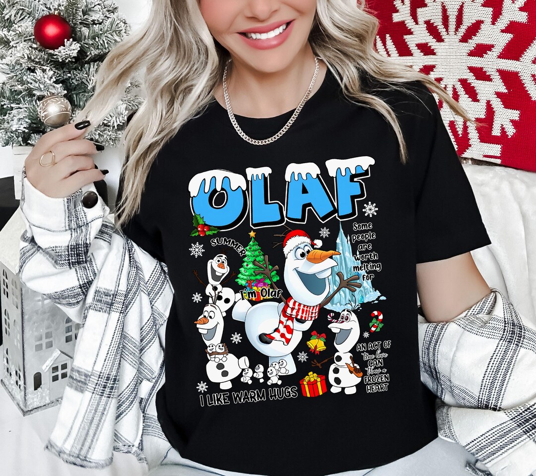 Disney Olaf Christmas T-shirt, Olaf Disneyland Christmas Shirt, Frozen ...
