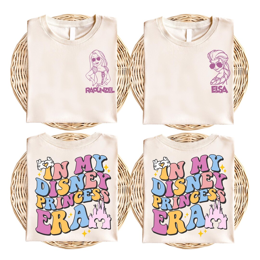 In My Disney Princess Era Shirt, Disneyland Princess Girls Trip 2025 ...