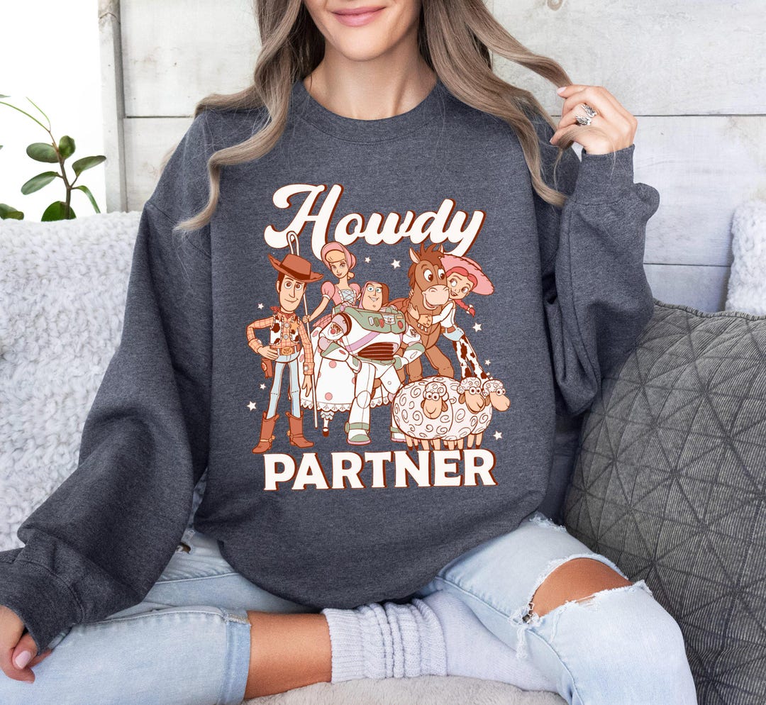 Toy Story Howdy Partner Shirt, Retro Toy Story Friends Shirt, Disney ...