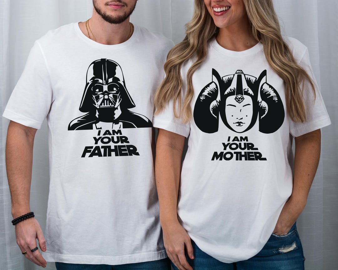 Star Wars Anakin and Padme Shirt, Darth Vader Tee, I Am Your Father T ...
