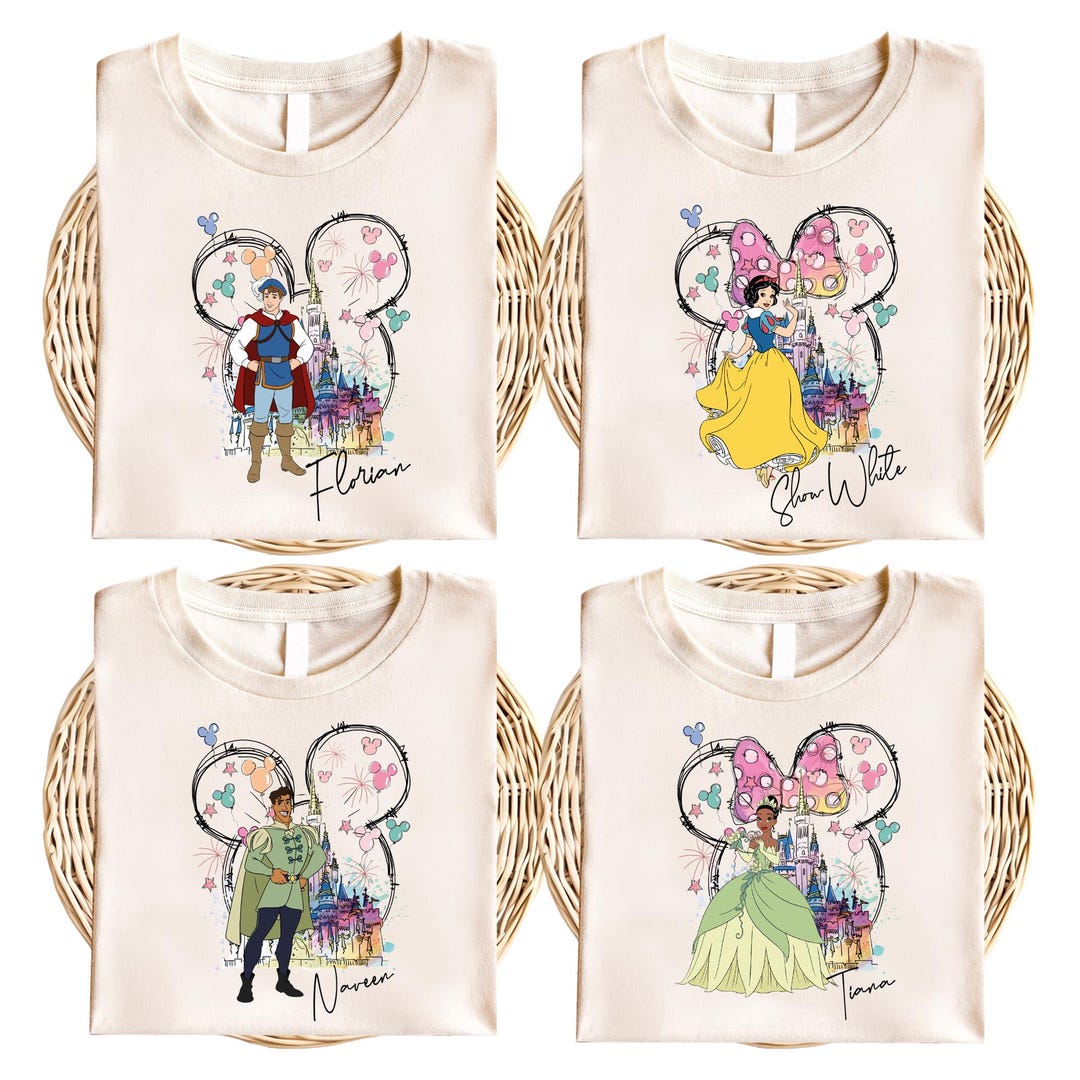 Prince and Princess Matching Shirt, Disney Hubby Wifey Couple Shirt ...