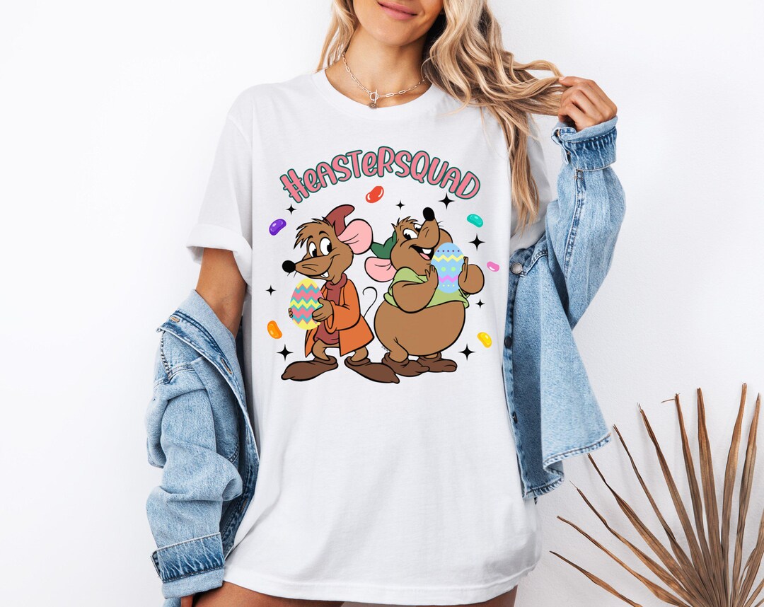 Disney Gus Gus and Jaq Easter Shirt, Disneyland Easter Trip Tee, Easter ...