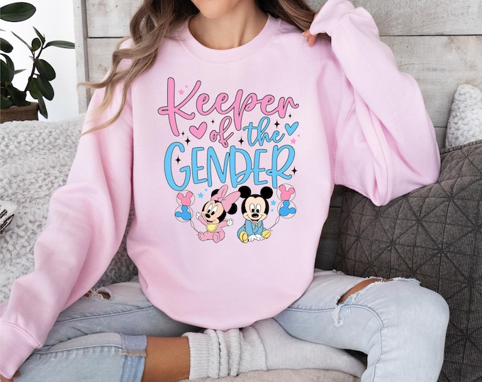 Mickey and Minnie Gender Reveal Png, Baby Mouse Png, Boy or Girl, New ...
