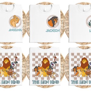 Custom Lion King Mufasa Shirt, Disney Simba and Nala Shirt, Hakuna ...