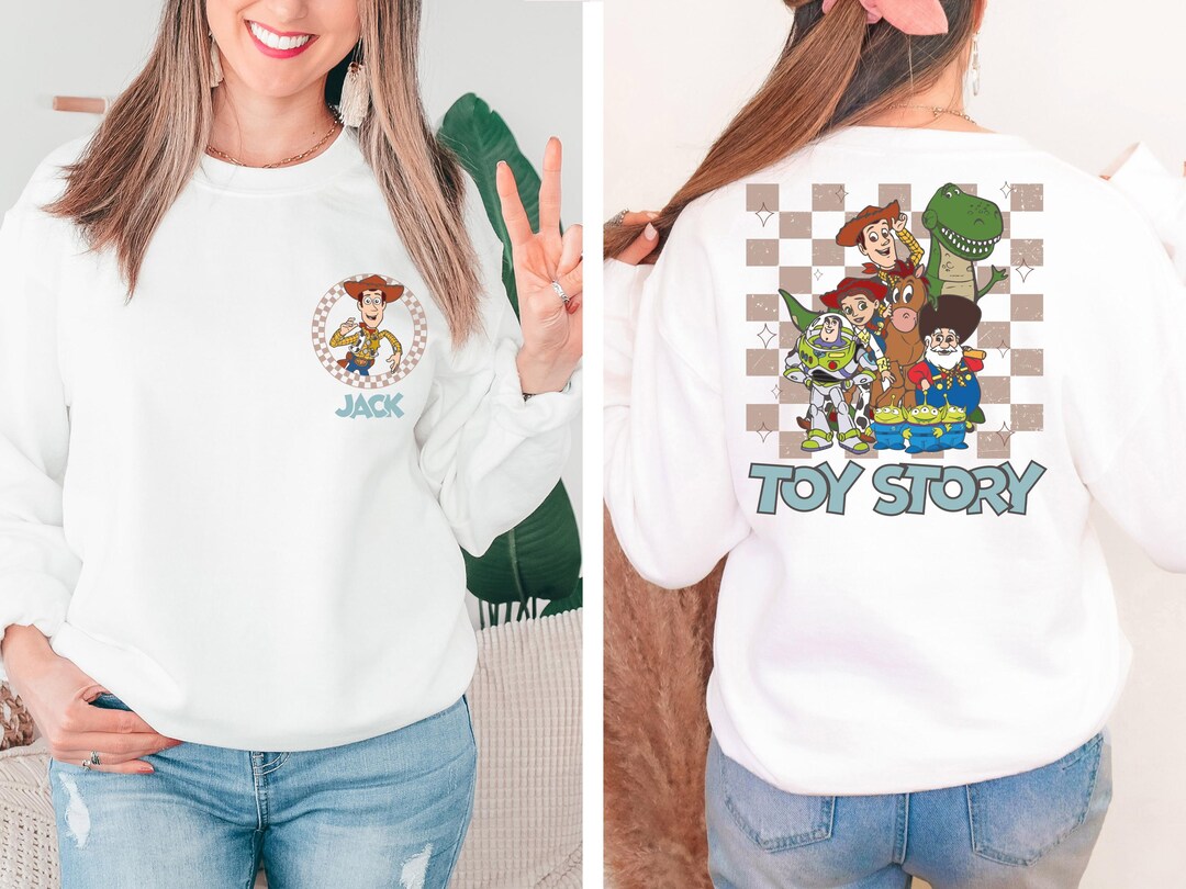 Toy Story Sweatshirt, Custom Disney Buzz Lightyear Hoodie, Disneyland ...
