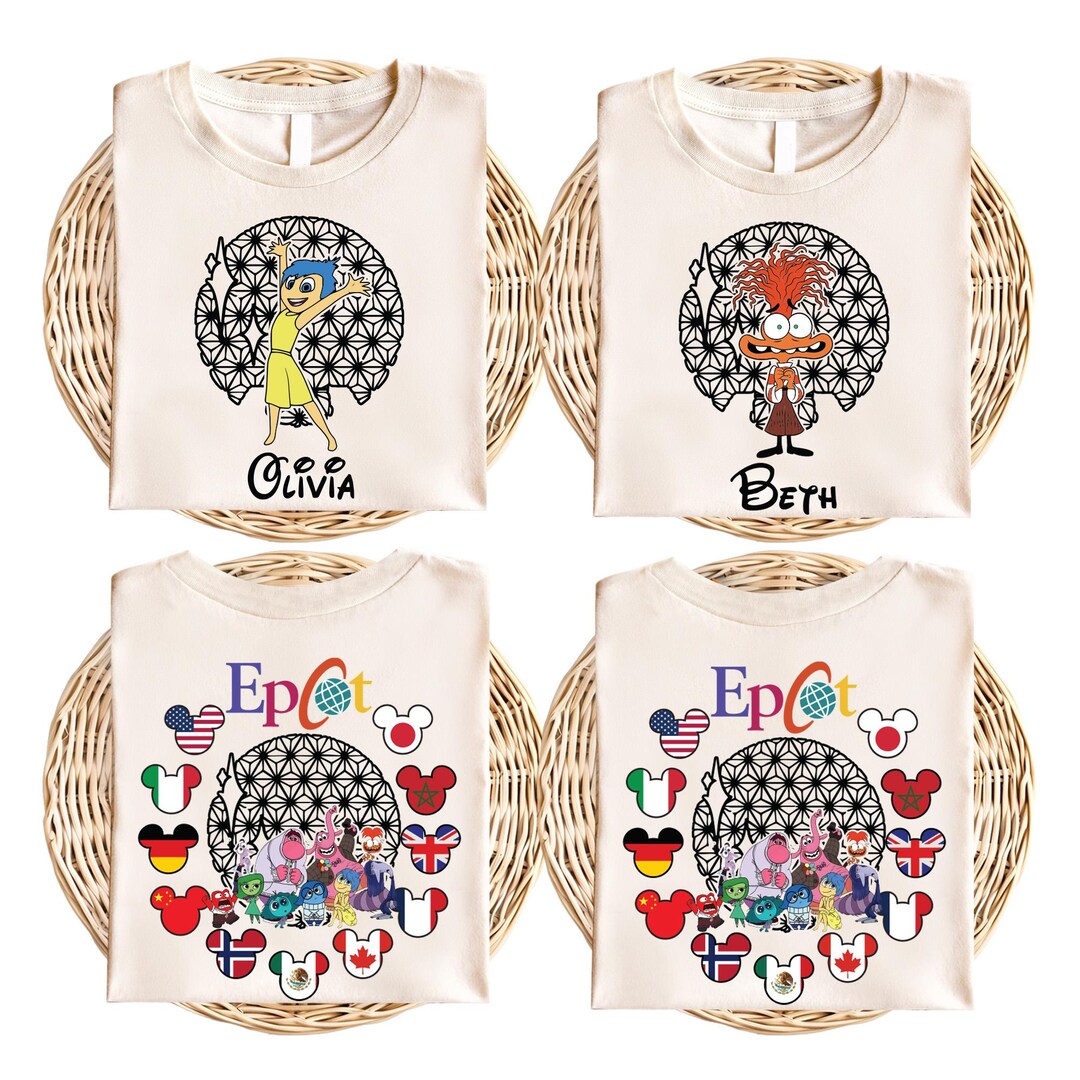 Inside Out Epcot Shirt, Disney Around the World Shirt, Mental Health T ...