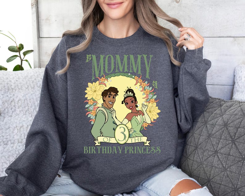 Princess Tiana Birthday Girl Shirt, Disney Family Matching Birthday ...