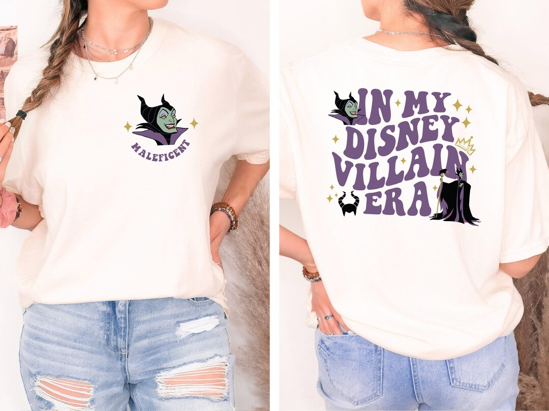 In My Disney Villain Era T-shirt, Maleficent Shirt, Evil Queen Shirt, Disney Villains Sweatshirt ...