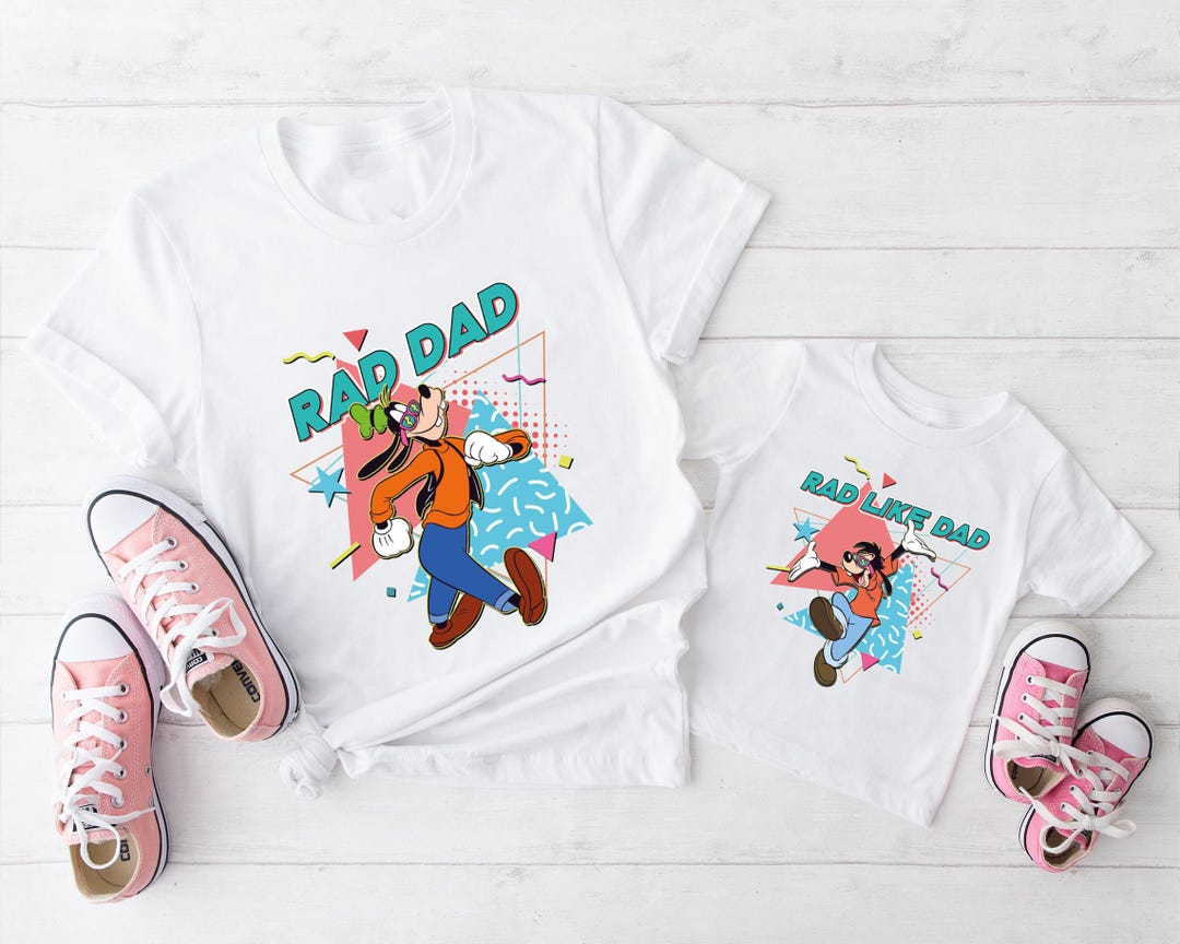 Disney Goofy Rad Dad Shirt, Disneyland Goofy Rad Like Dad Shirt, Dad ...