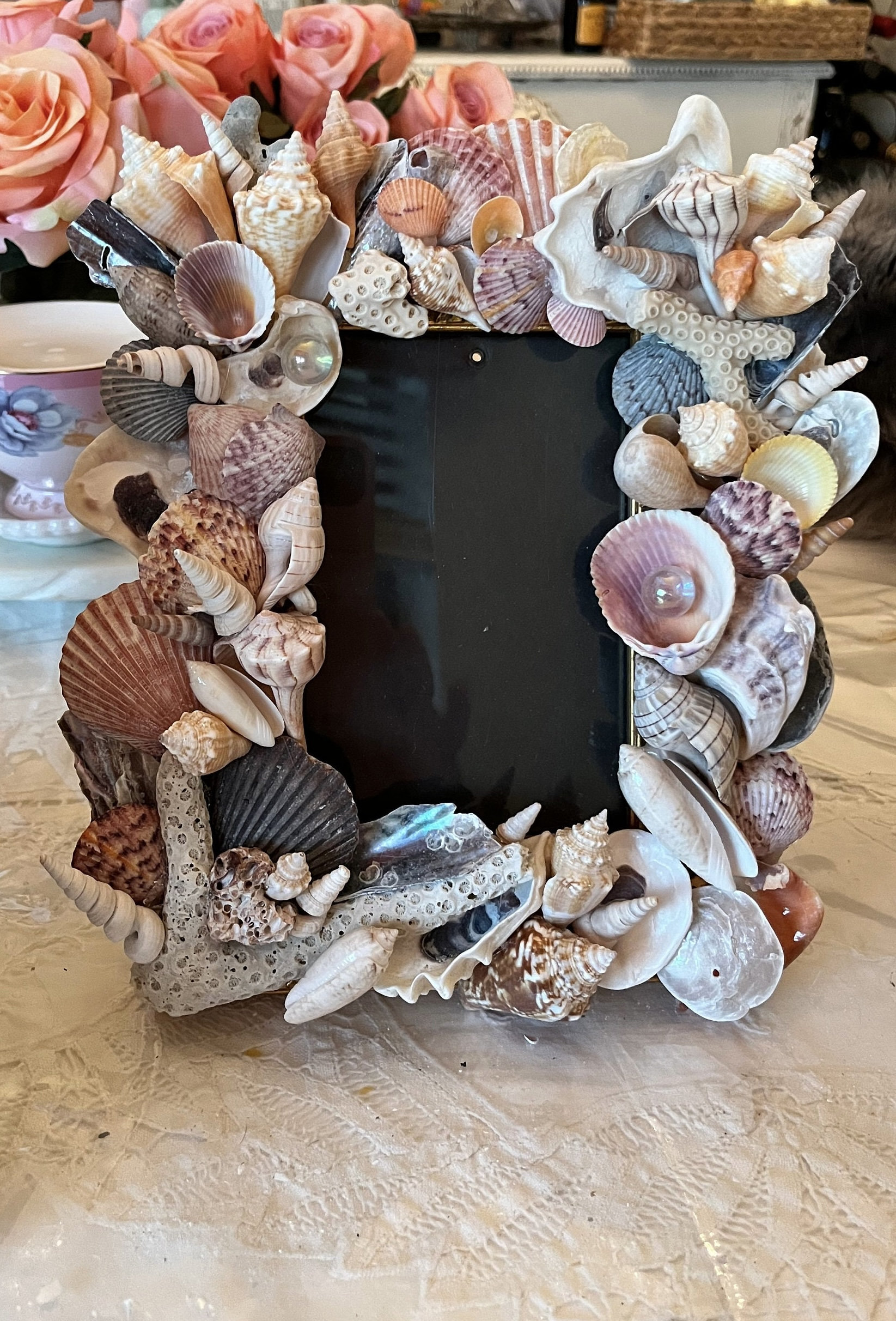 Shell Picture Frame - Etsy
