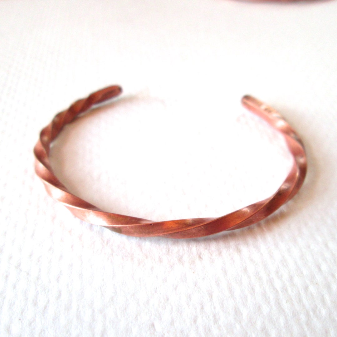Copper Twist Bracelet, Copper Stacking Bracelet, Stacking, Handmade ...