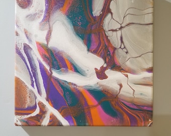 Acrylic Cup Pour Painting | Etsy