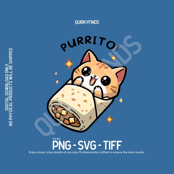 Purrito Shirt - Etsy