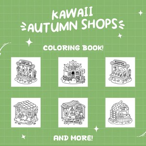 Cute Fall Coloring Pages Shop Coloring Storefront Bold Easy Coloring ...