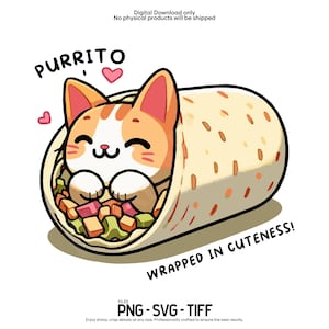 Purrito Shirt - Etsy