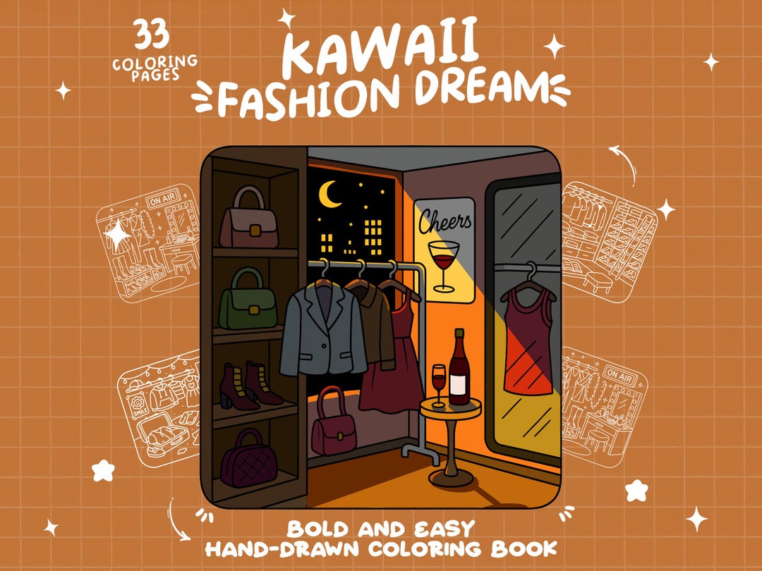 Fashion Coloring Book Clothes Coloring Dress Coquette Coloring Dream ...