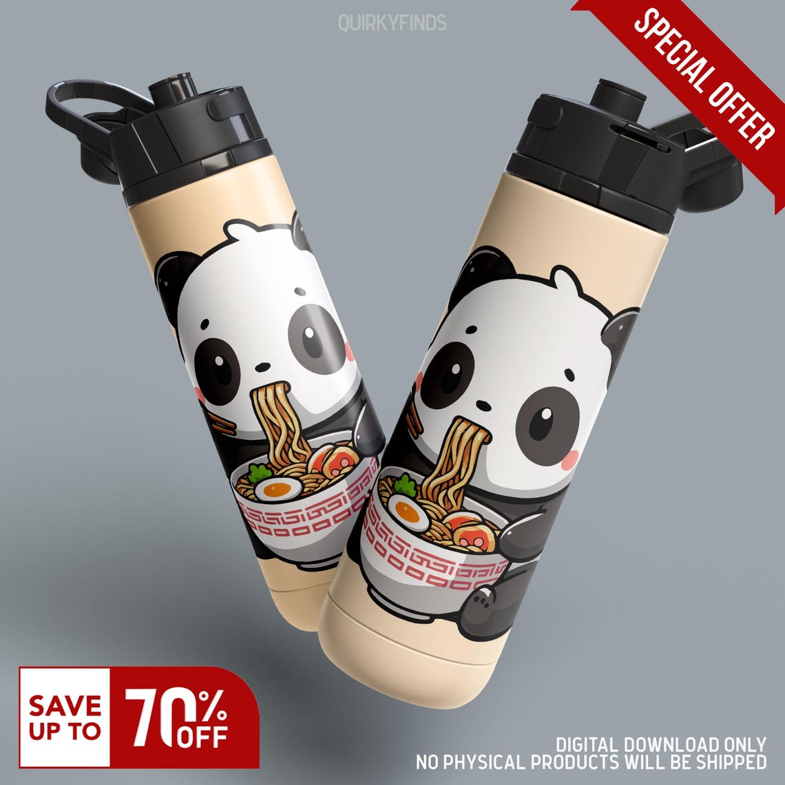 Panda Ramen PNG Funny Panda Shirt Design Cute Panda Bear PNG Kawaii ...