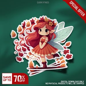 Cute Fall Fairy PNG, Autumn Fairy Clipart, Fall Girl PNG, Cute Fairy ...