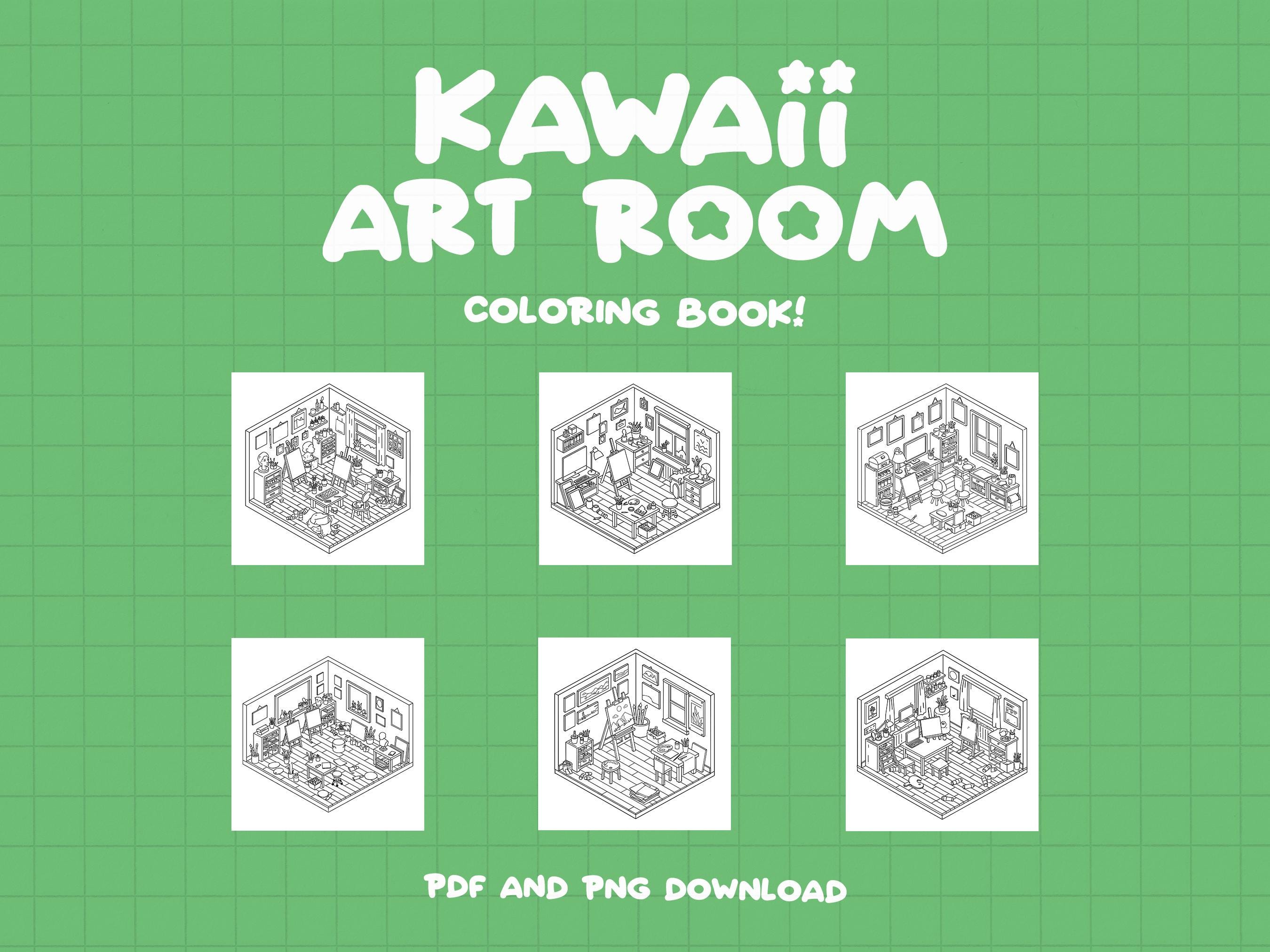 Art Room Coloring Book Artists Coloring Pages Pocket Room Coloring ...