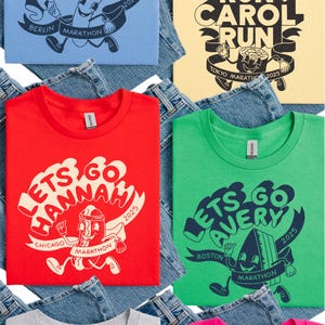 Custom Race Support Crew Shirt Personalized Race Name Shirt Running ...