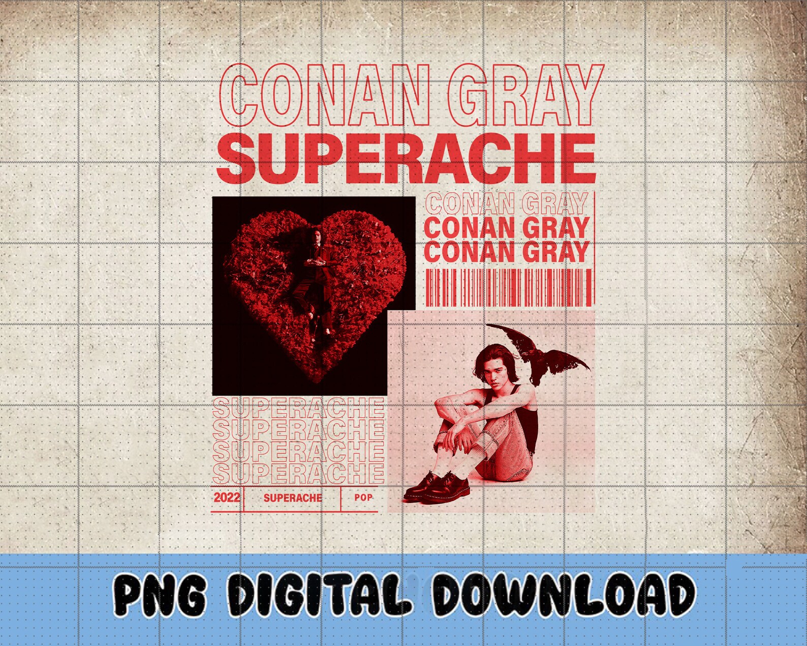 Conan PNG, Conan Music Gray Png, Superache Album PNG, Conan Fan Gray ...