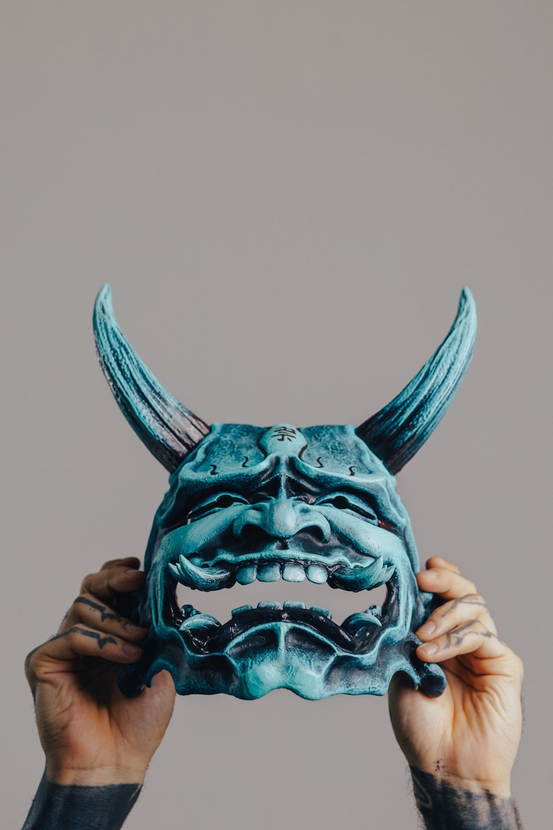 Japanese Oni Yokai Mask #2 “spectre”” - Etsy