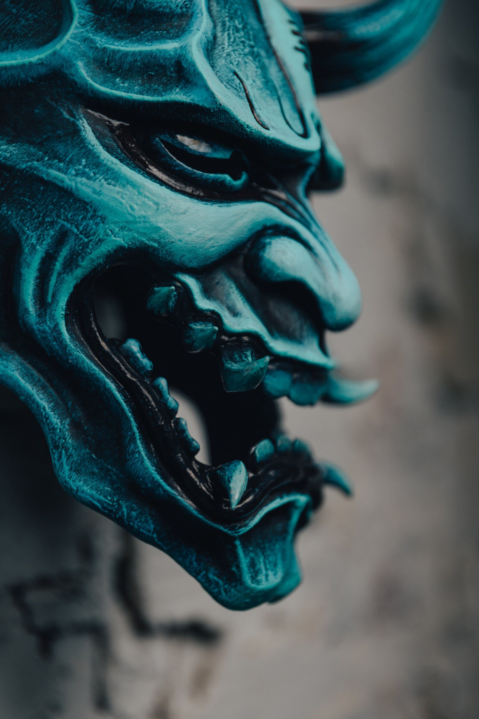 Japanese Oni Yokai Mask 2 spectre - Etsy