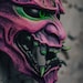 Japanese Oni Yokai Mask #4 “envy” - Etsy