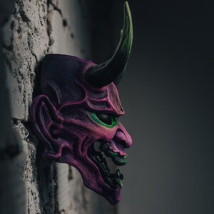 Japanese Oni Yokai Mask #4 “envy” - Etsy