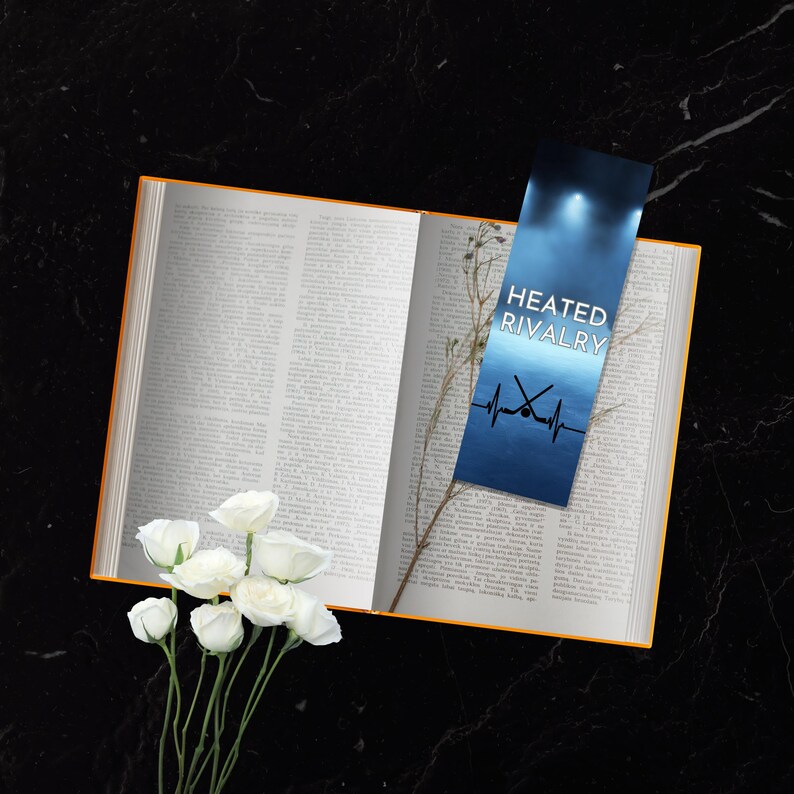 Hockey Romance Bookmarks | Heated Rivalry, Sports Theme (digital ...