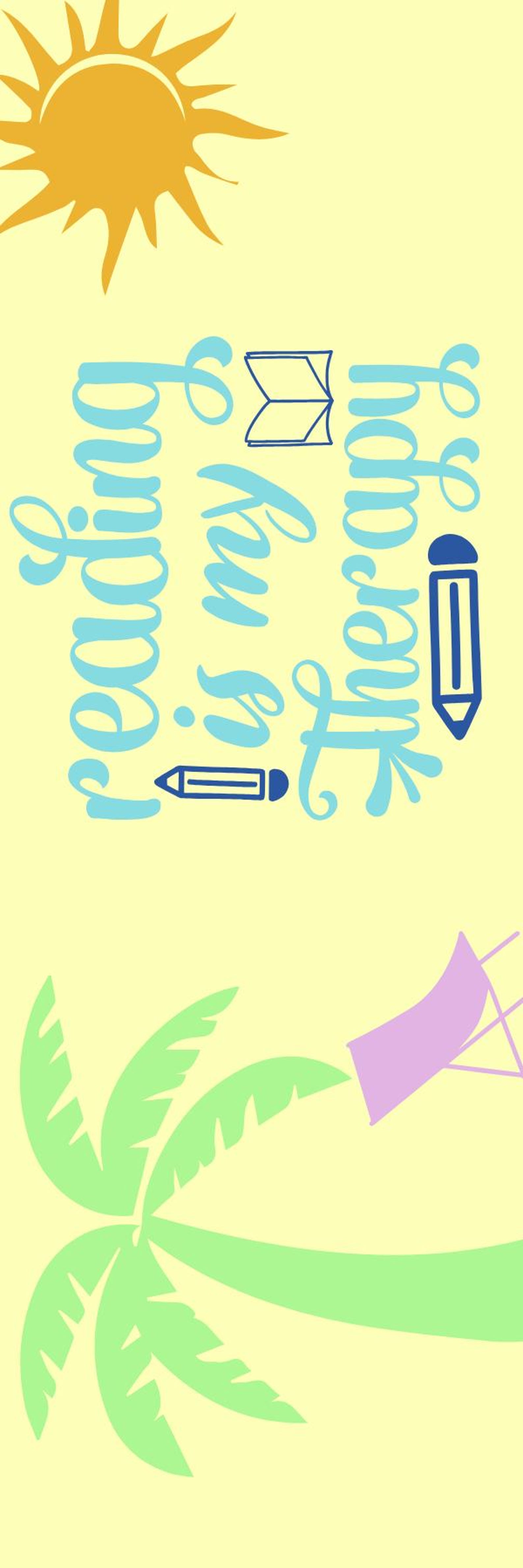 Vibrant Summer Bookmarks | Digital Printable Download | Bright Summer ...