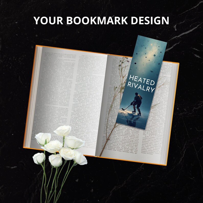 Hockey Romance Bookmarks | Heated Rivalry, Sports Theme (digital ...