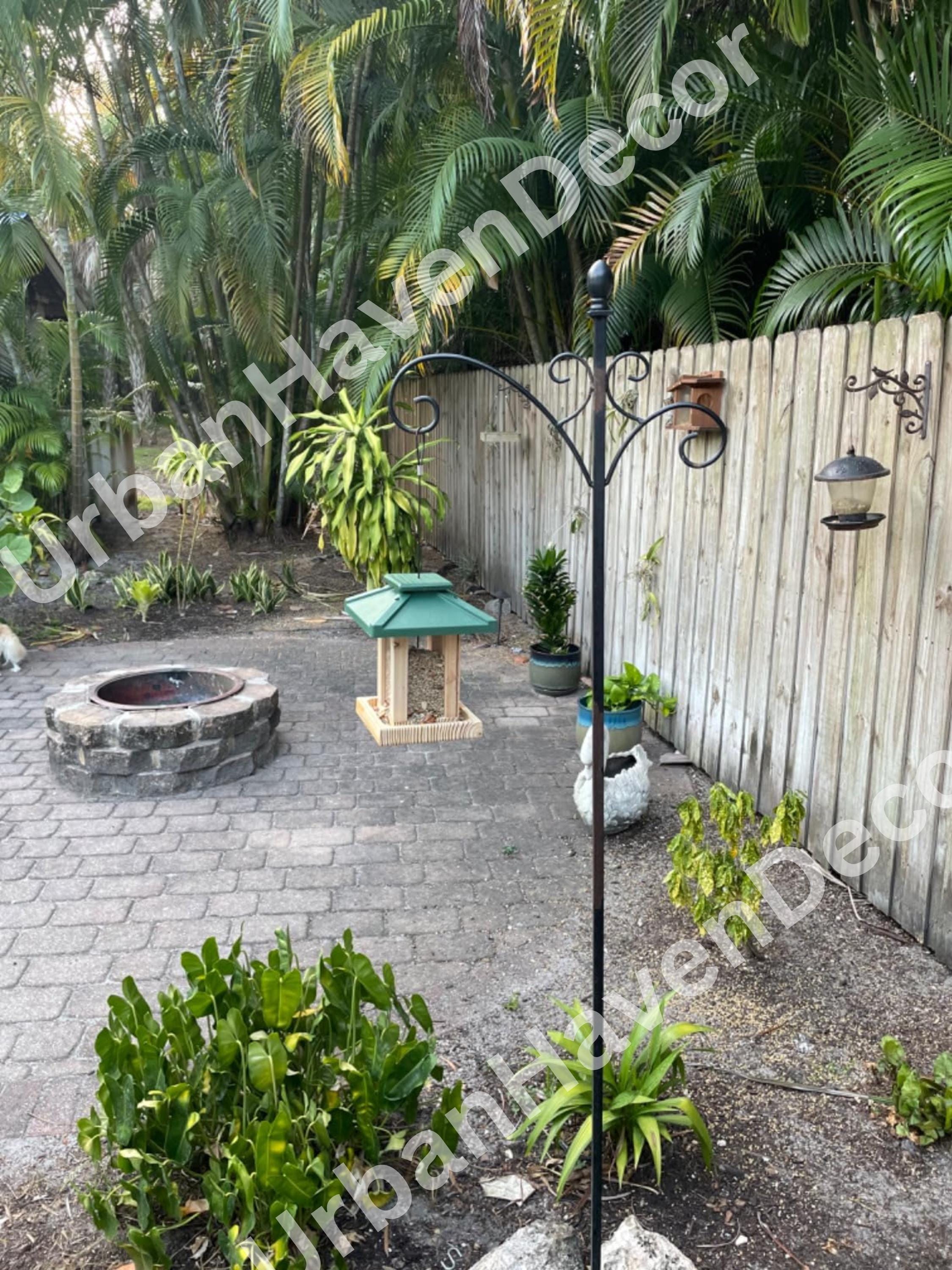 Wood Large Gazebo Hanging Bird Feeder for Outside Handmade Bird Feeder ...