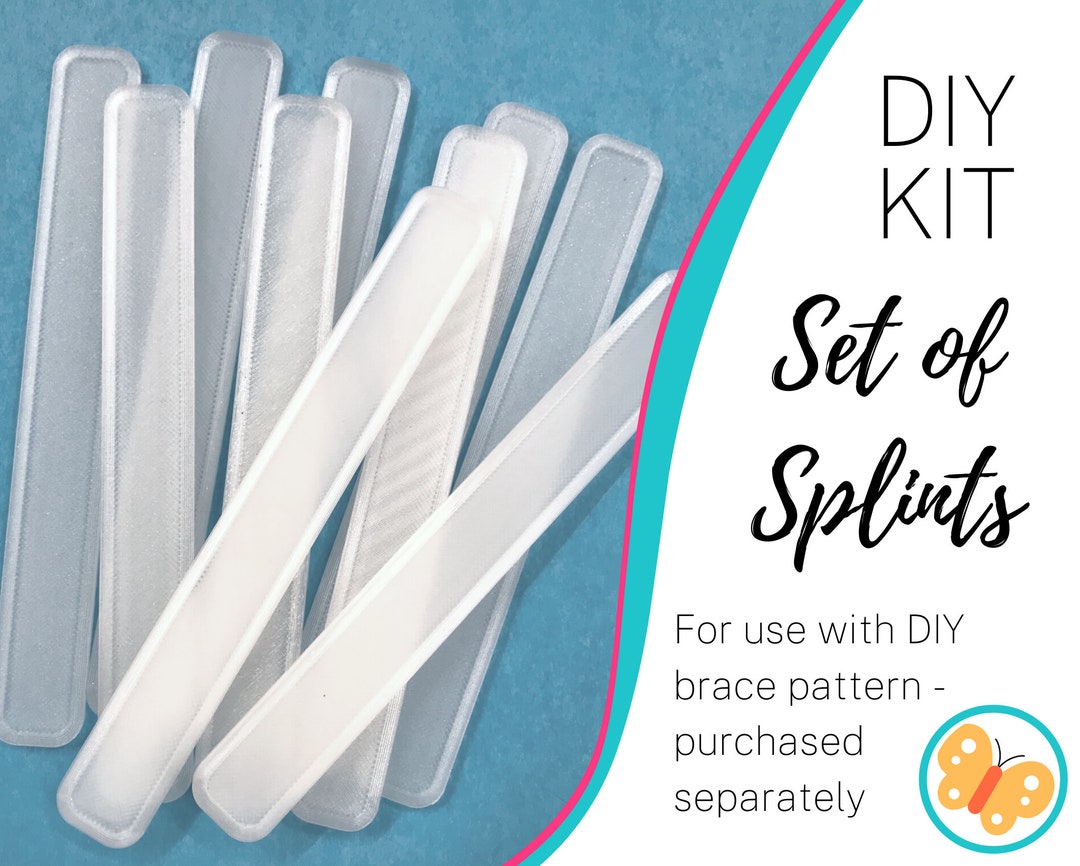 Extra Replacement Internal Splints for DIY Wrist Brace Kit, Sew Your ...