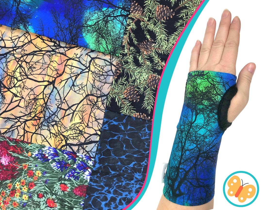 Cute Carpal Tunnel Wrist Brace Support, Custom Size - Cotton and Fleece ...