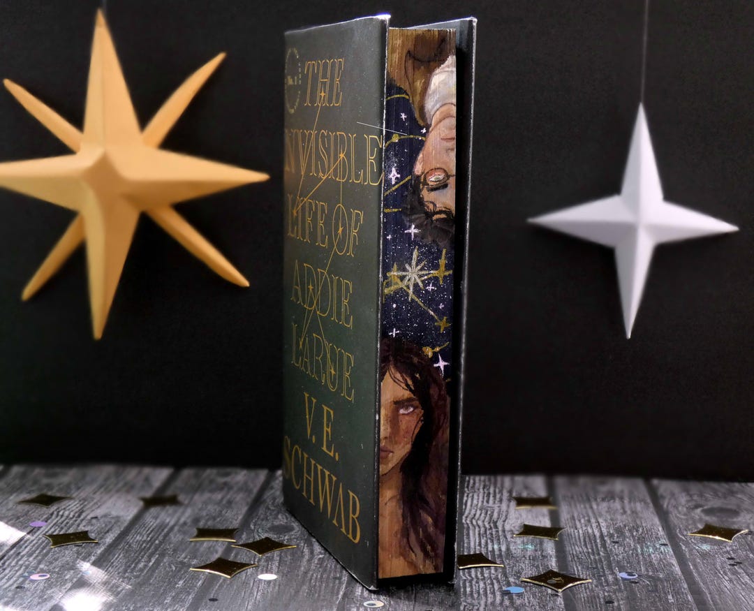 The Invisible Life of Addie Larue Hand Painted Book Edges / Sprayed ...
