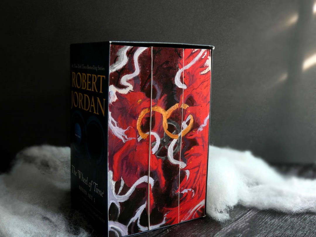The Wheel of Time Hand Painted Book Edges / Sprayed Edges Box Set - Etsy